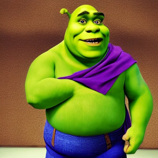Lexica - Shrek has a software engineer job at microsoft and is angry