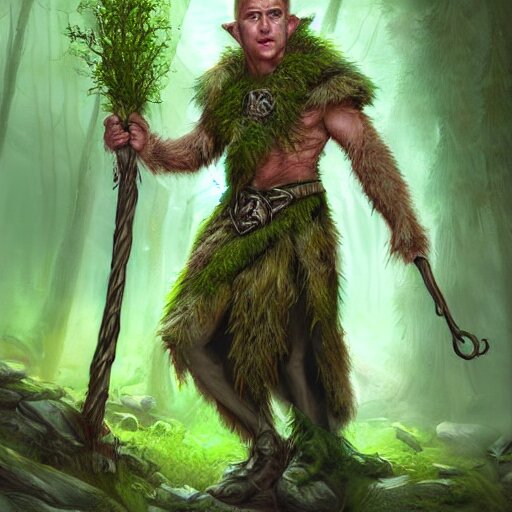Lexica - Angry elf druid in forest, dnd character, portrait, matte ...