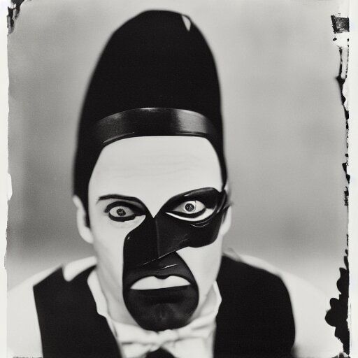 Lexica - Portrait of a fake drunk Batman by Diane Arbus, 50mm, black ...