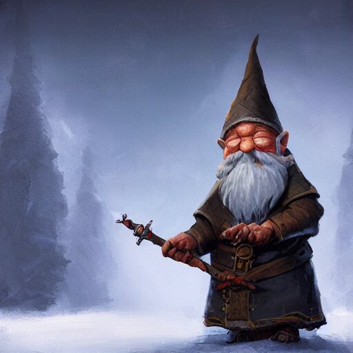 Lexica - Old gnome wizard in the style of Greg Rutkowski, realistic ...
