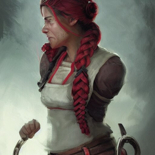 Lexica - A medieval bartender from trinidad, female, crimson french ...