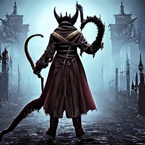 Lexica - Bloodborne but with cats