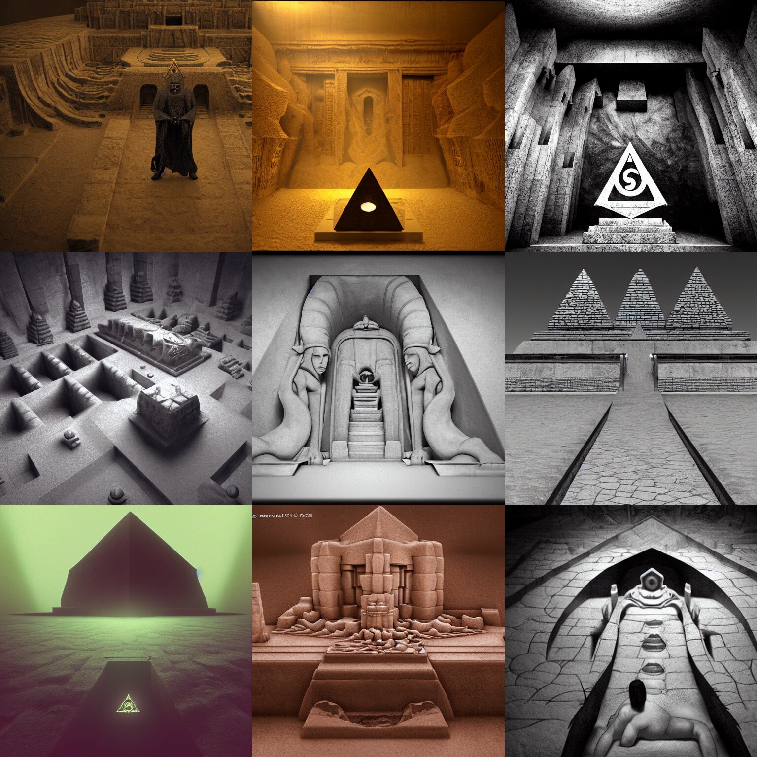 Lexica - Demonic masonic style occult hyperrealism cinematic dark magus ...