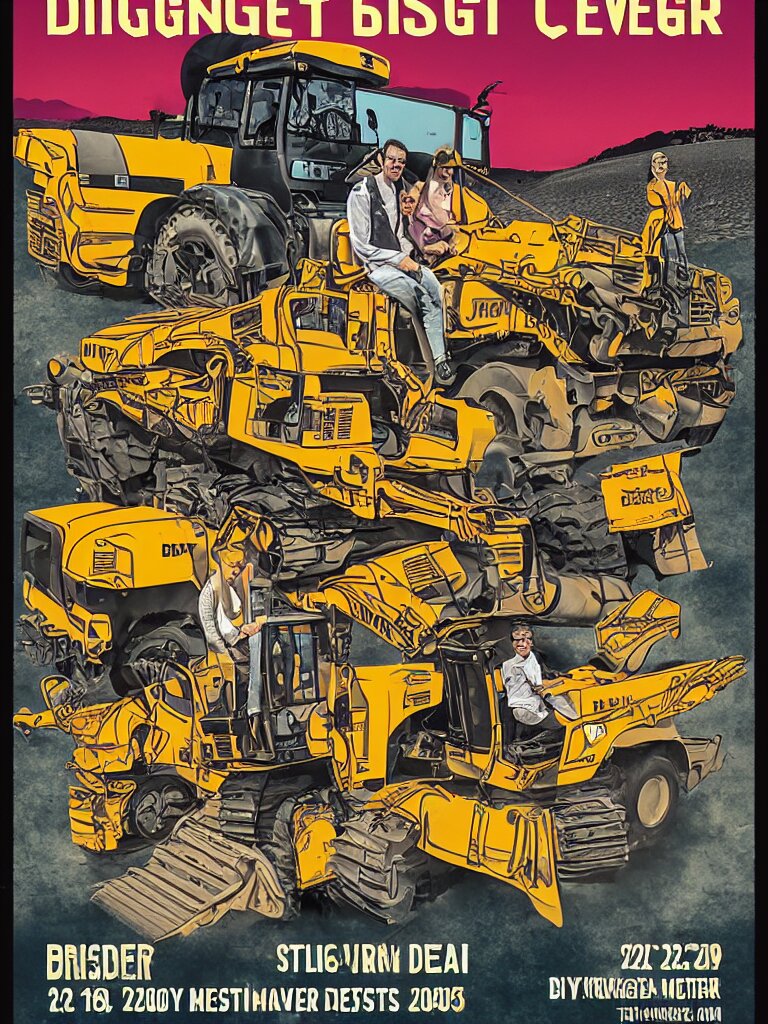 Lexica – Poster for the diggerfest festival, digger land, handsome ...