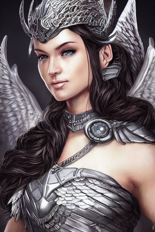 Lexica - A highly detailed beautiful portrait or a valkyrie in the ...