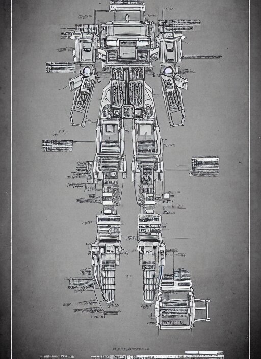 Lexica – Titanfall mech cross - section blueprints by thomas hubert. in ...
