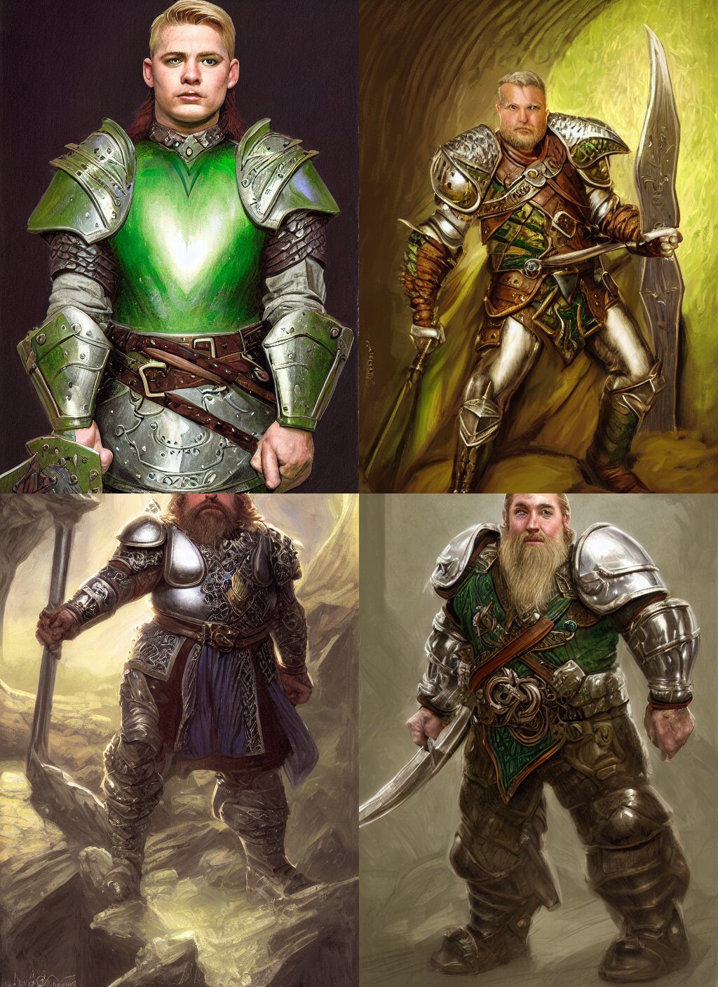 Lexica - Portrait, fantasy dwarf cleric, young adult, no beard, short ...