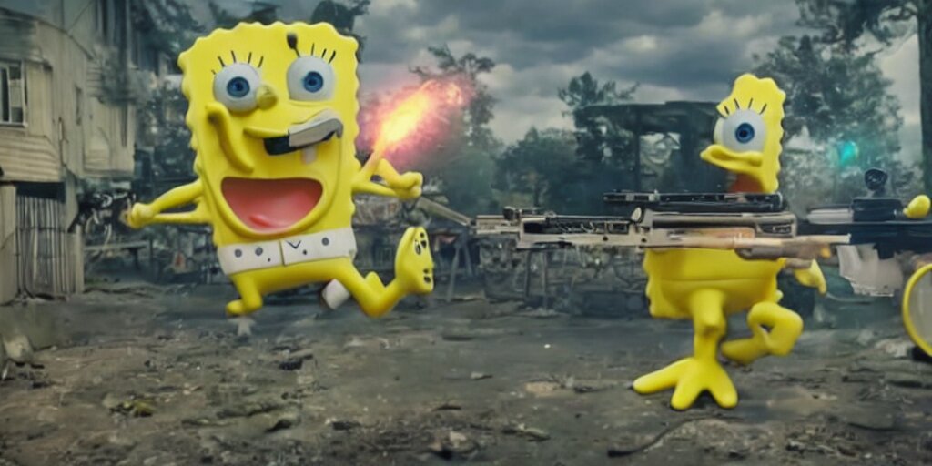 Lexica - High detail movie still of ultra realistic spongebob ...