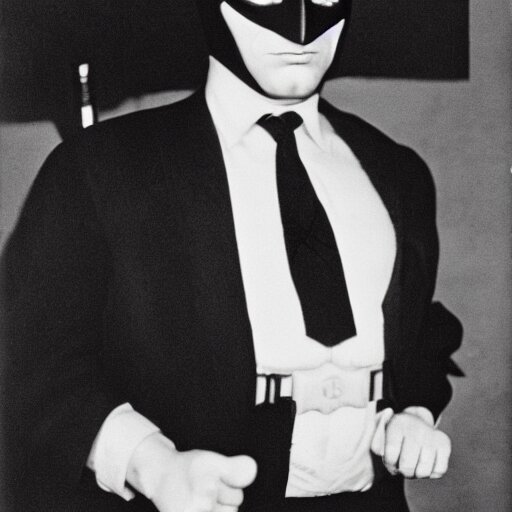Lexica - Portrait of a fake drunk Batman by Diane Arbus, 50mm, black ...