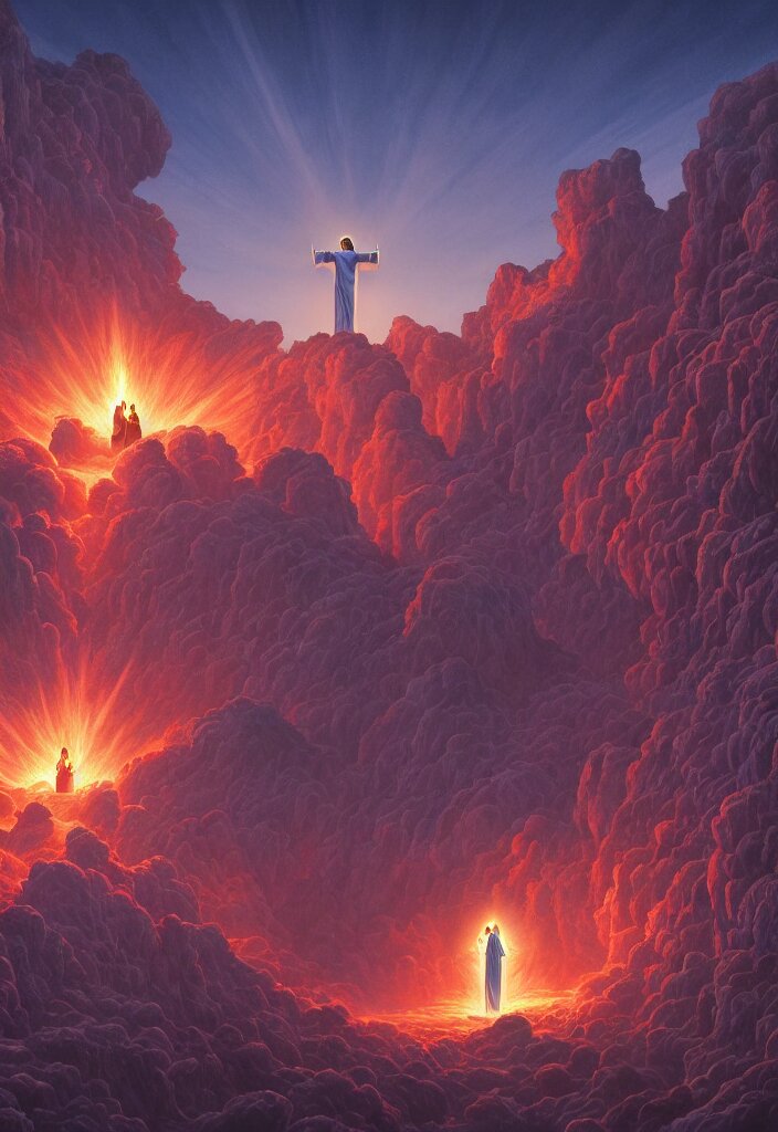 Lexica - Jesus descends into hell by dan mumford, yusuke murata and ...