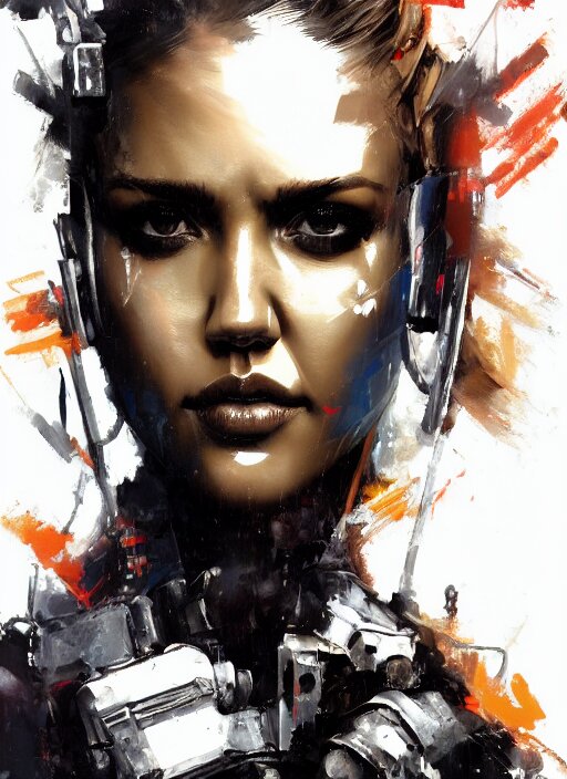 Lexica - Face face model face female bodybuilder jessica alba wearing ...