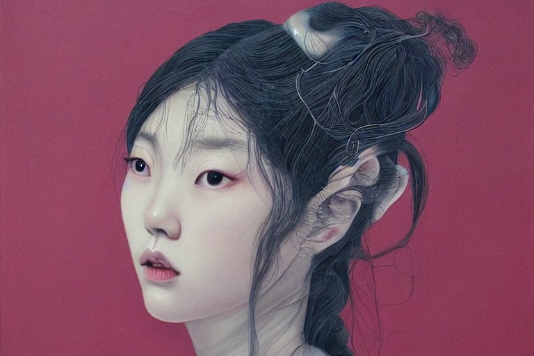 Lexica - Lee Jin-Eun by James Jean, rule of thirds, seductive look ...