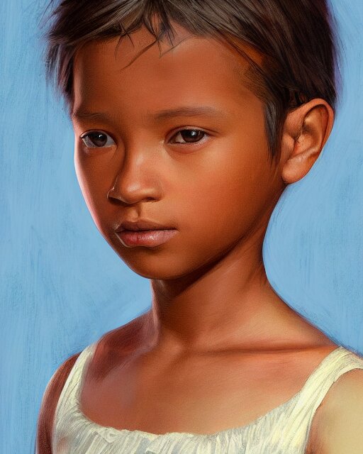Lexica - Portrait of Migrant and Colonizer child, Migrant Colonizer ...