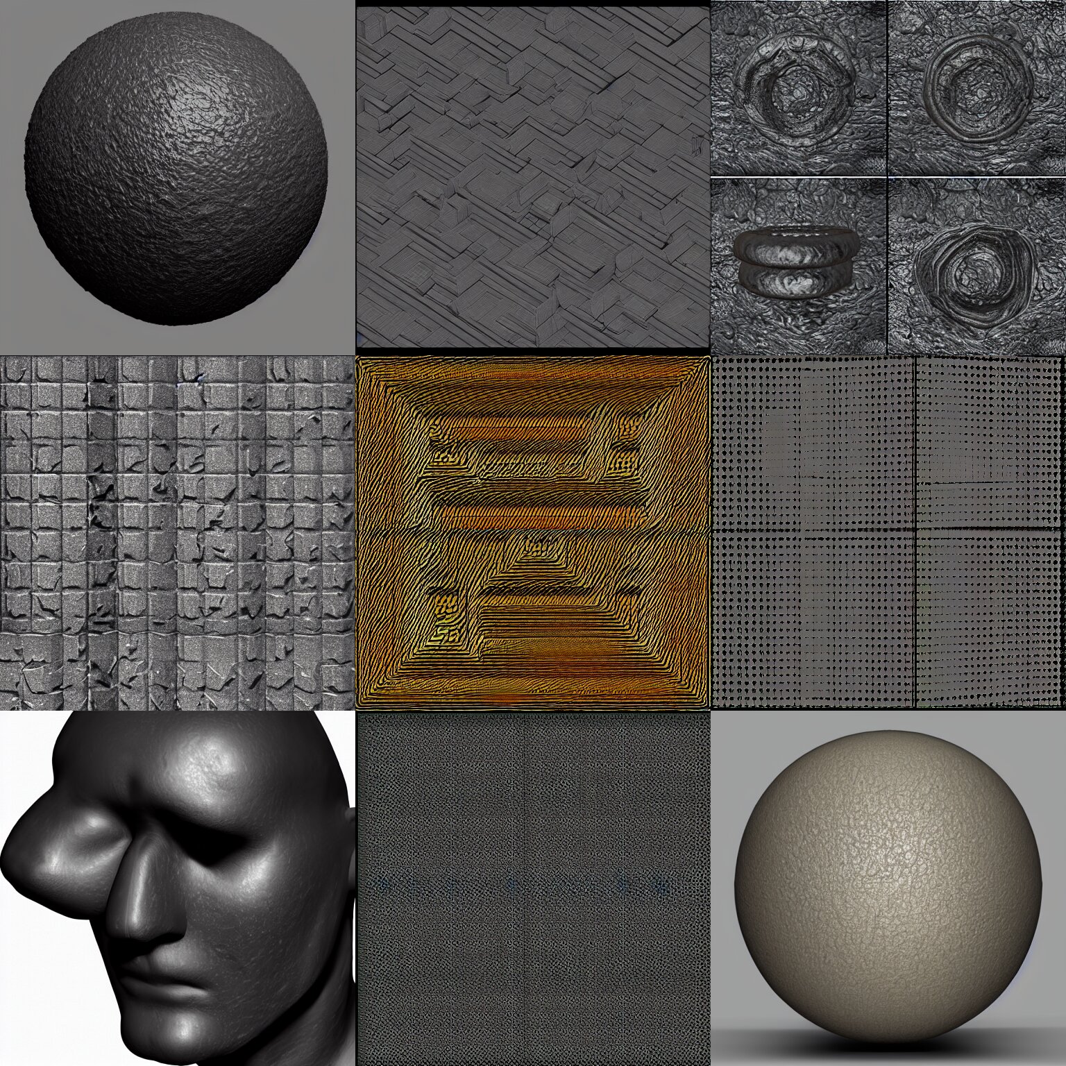 Lexica - Repeating texture pbr material super - black specular ...