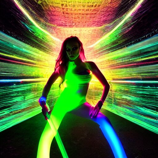 Lexica - Full body pose, hyperrealistic photograph of a beautiful rave ...