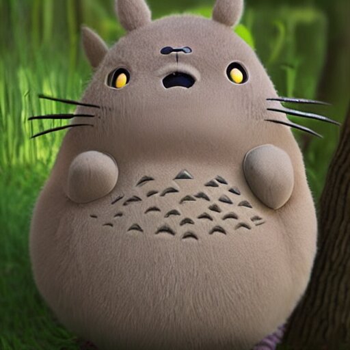 Lexica - Real life totoro, cute!!!, happy!!!, chunky!!!, content ...