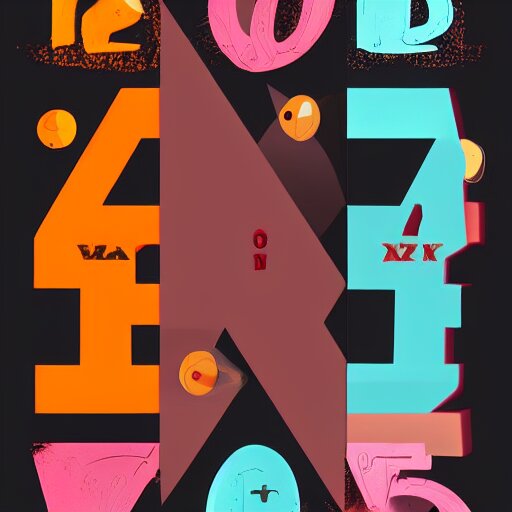 Lexica - 2D/3D MASHUP poster design, perfect letters, coherent, behance ...