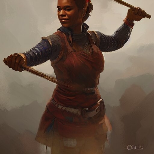 Lexica - A medieval bartender from trinidad, female, crimson french ...