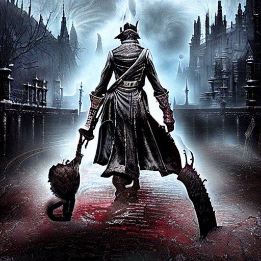Lexica - Bloodborne but with cats