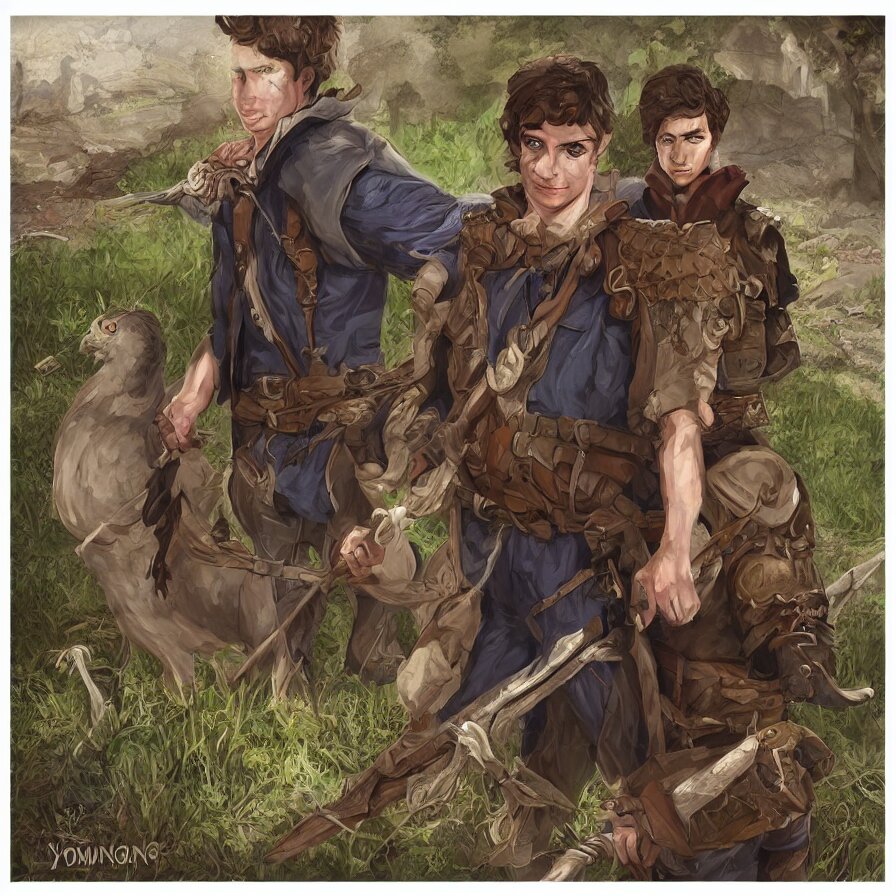 Lexica – Dungeons & Dragons, Young Commoner, Farmer, Character Portrait ...