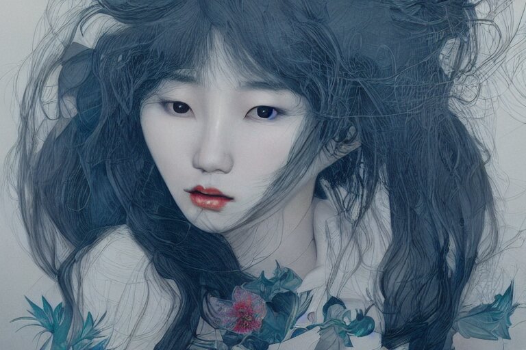 Lexica - Lee Jin-Eun by James Jean, rule of thirds, seductive look ...