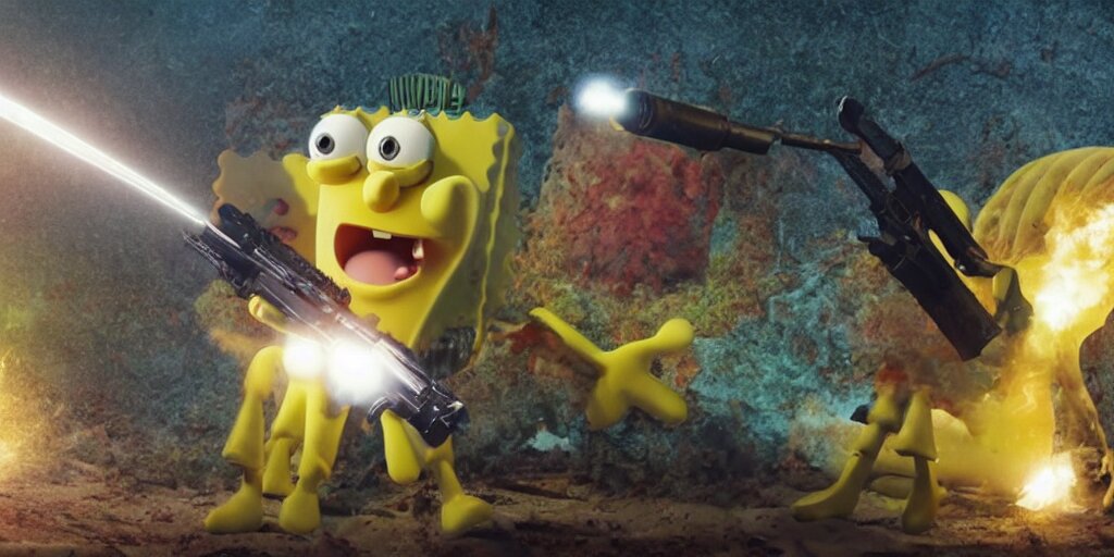 Lexica - High detail movie still of ultra realistic spongebob ...