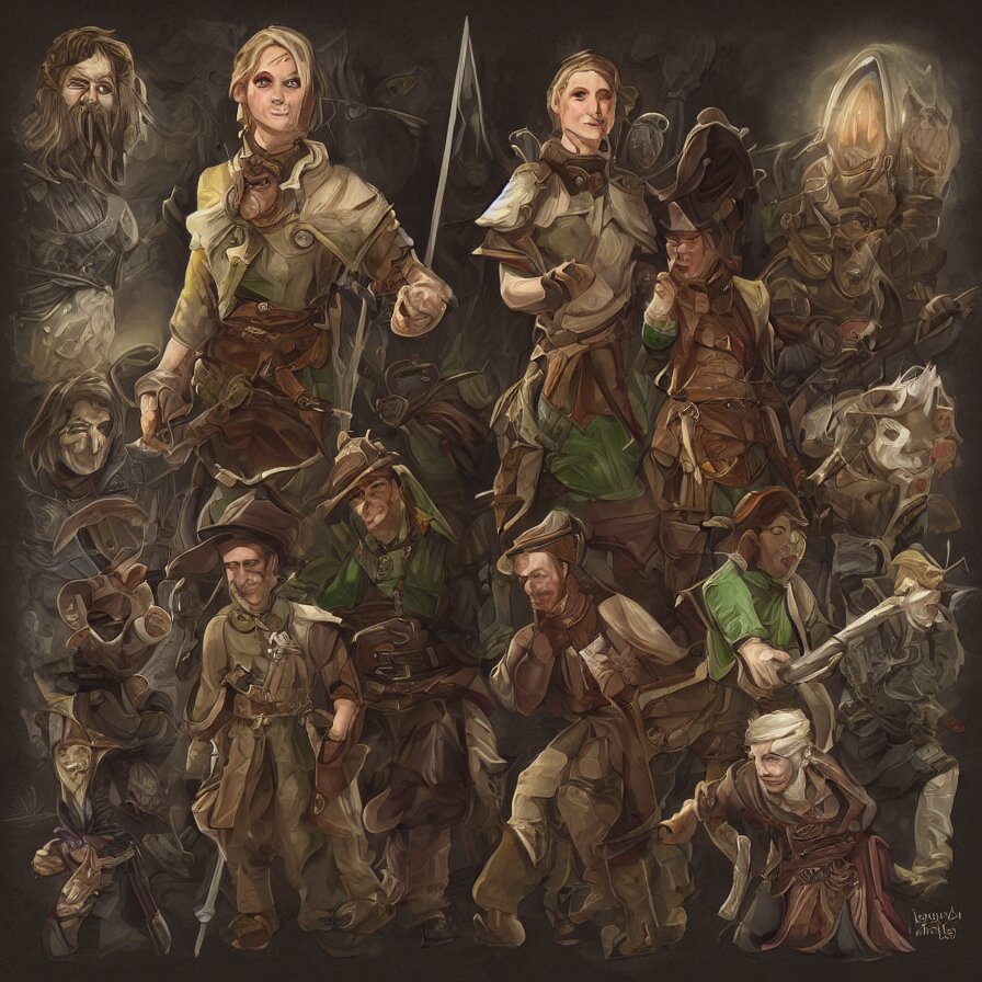 Lexica – Dungeons & Dragons, Young Commoner, Farmer, Character Portrait ...