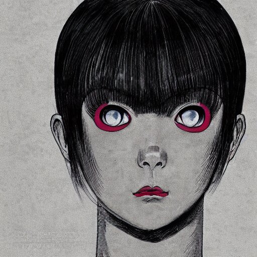 Lexica - A portrait of tomie by junji ito