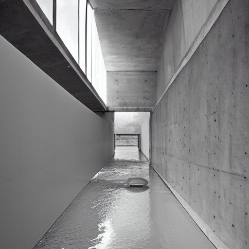Lexica - Flooded concrete structure, surreal architecture, meglaphobia ...