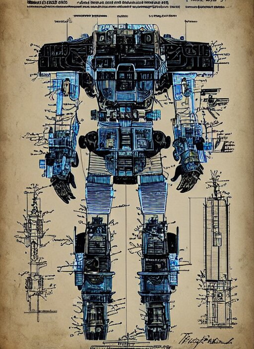 Lexica – Titanfall mech cross - section blueprints by thomas hubert. in ...