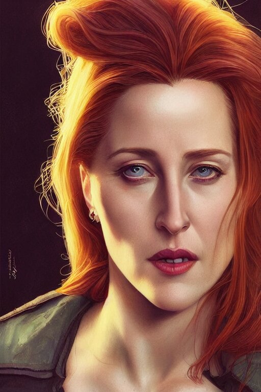 Lexica - Young Gillian Anderson as a ruggedly handsome heroine ...