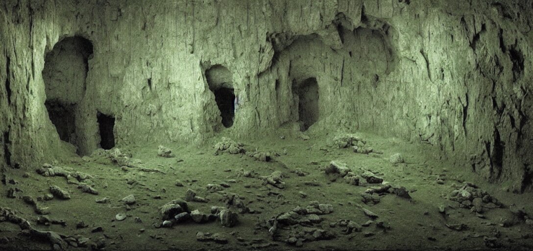 Lexica - Decrepit underground cave. eerie, somber tone. by zdzisław ...