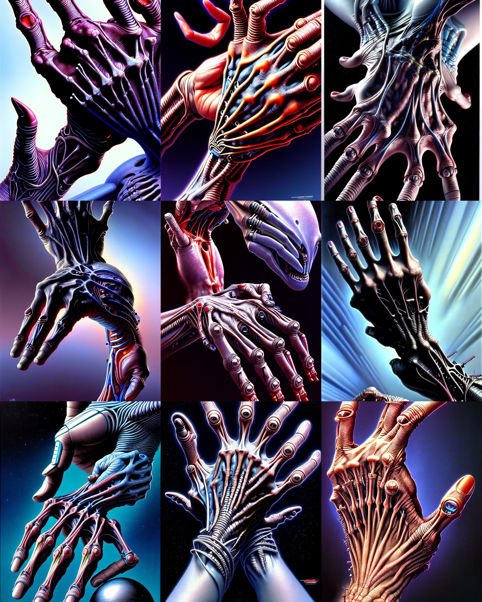 Lexica - Anatomy of an alien cyborg hand, ultra realistic, cinematic ...