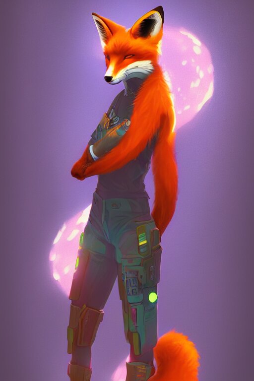 Lexica - A fox fursona, trending on artstation, by kawacy, furry art ...