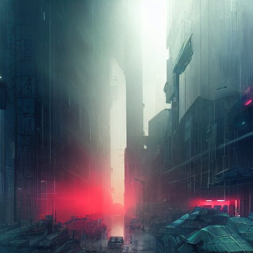 Lexica - Futuristic bleak dystopian city military checkpoint, altered ...