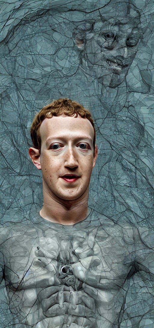 Lexica - Mark zuckerberg as an eldritch abomination, body horror, scary ...