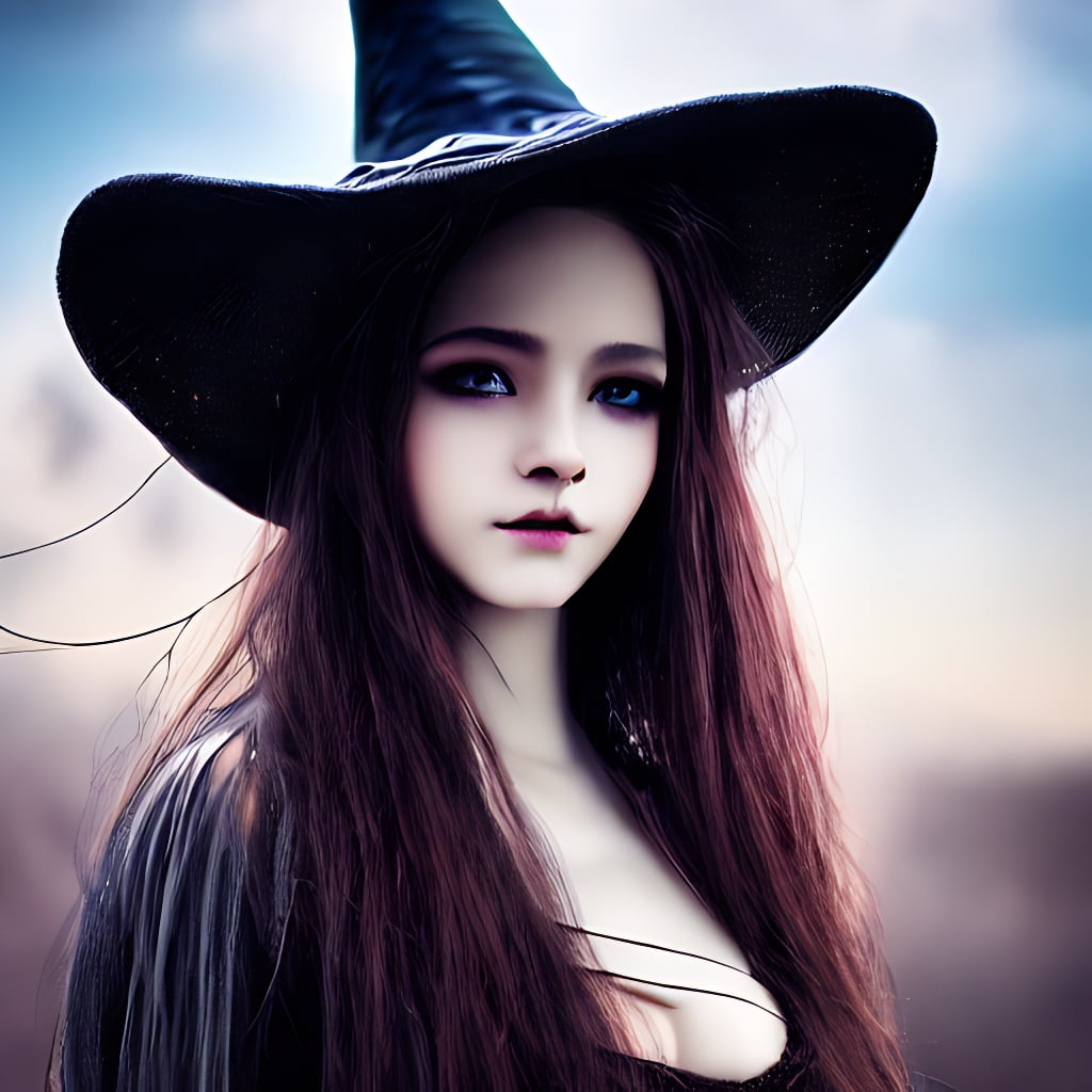 Lexica - Beautiful witch girl, beautiful and detailed face, photography ...