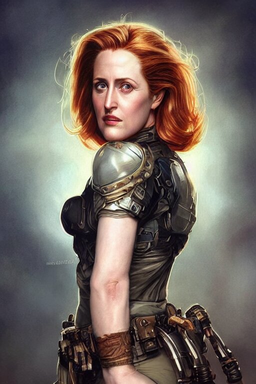 Lexica - Young Gillian Anderson as a ruggedly handsome heroine ...