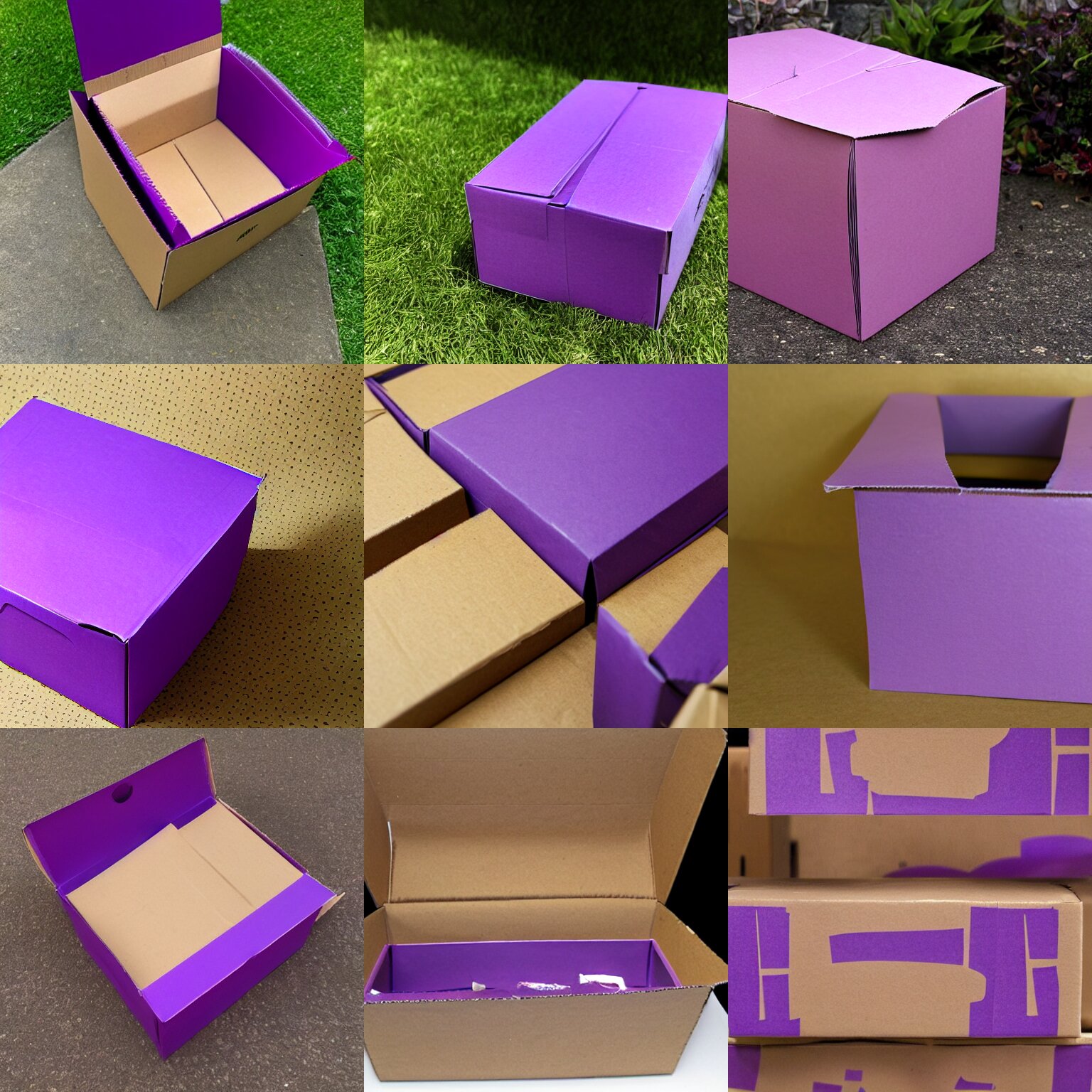 Lexica - Purple cardboard box