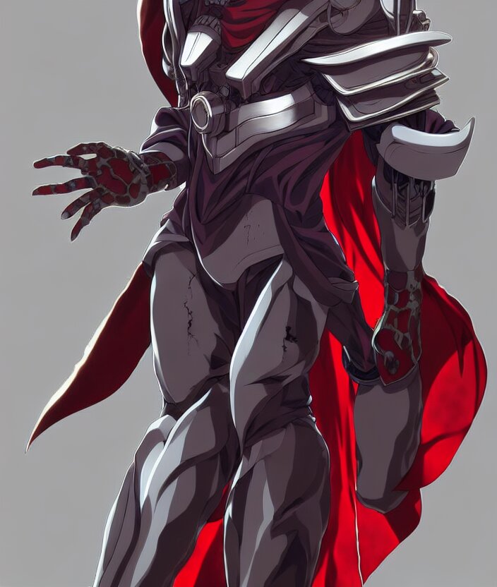 Lexica - A detailed manga illustration character full body portrait of ...