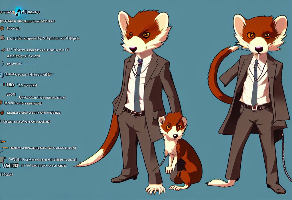 Lexica - Furry - weasel - detective - fursona uhd ue 5 visual novel pc ...