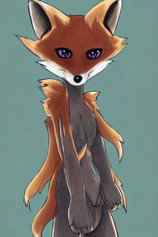 Lexica - An anthropomorphic fox, fursona!!!! trending on furaffinity ...