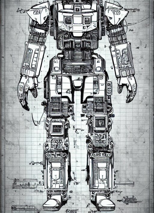 Lexica – Titanfall mech cross - section blueprints by thomas hubert. in ...