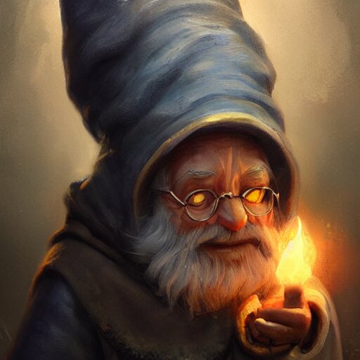 Lexica - Old gnome wizard in the style of Greg Rutkowski, realistic ...