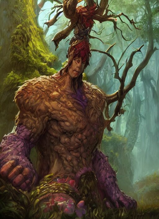 Lexica - Treant, dndbeyond, bright, colourful, realistic, dnd character ...