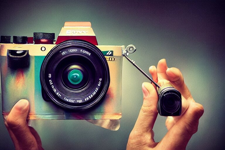 Lexica - Beautiful sony alpha camera photography, painting by vintage ...
