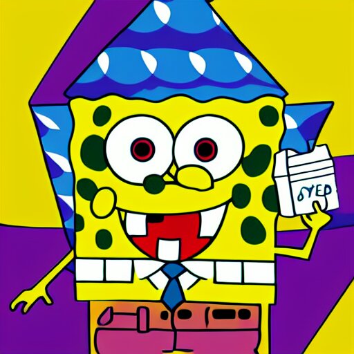 Lexica - Spongebob squarepants as a triangle, trending on artstation ...