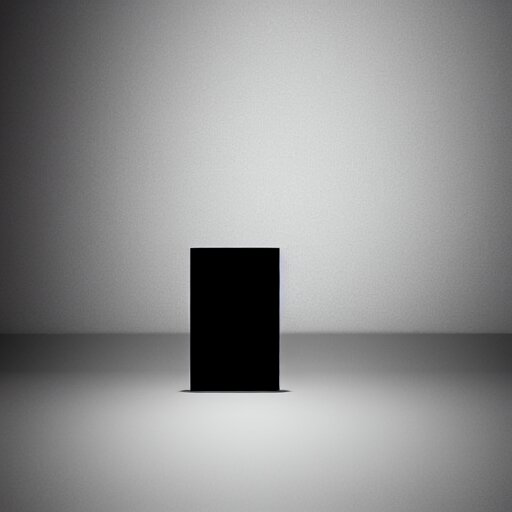 Lexica - Only the color black, empty, void, minimal, flat, oled