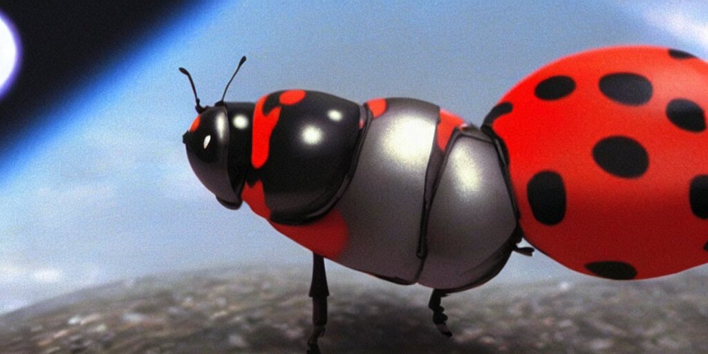 Lexica - A 3 d rendered movie still a ladybug descendant 1 million into ...