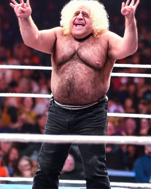 Lexica - Portrait of danny devito as a wwe professional wrestler ...